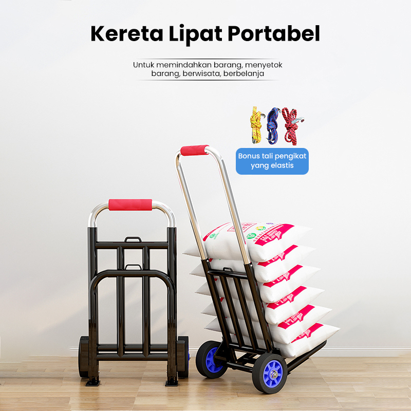 Jual Trolley Besi Lipat /Trolley Lipat Bahan Besi /Trolley/ Troli ...