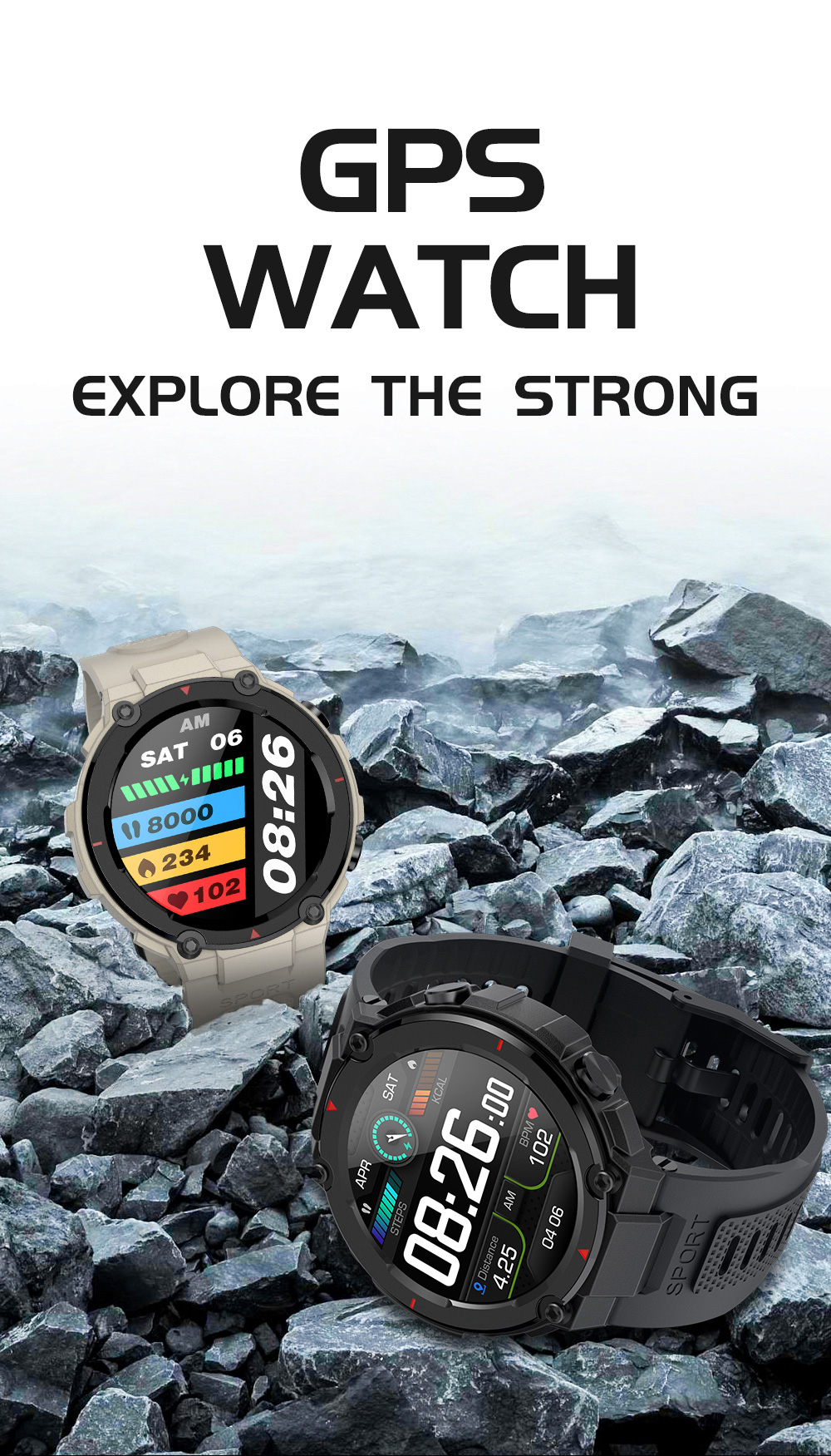 Jual Aolon Navi R Smartwatch Original GPS triple satellite positioning ...