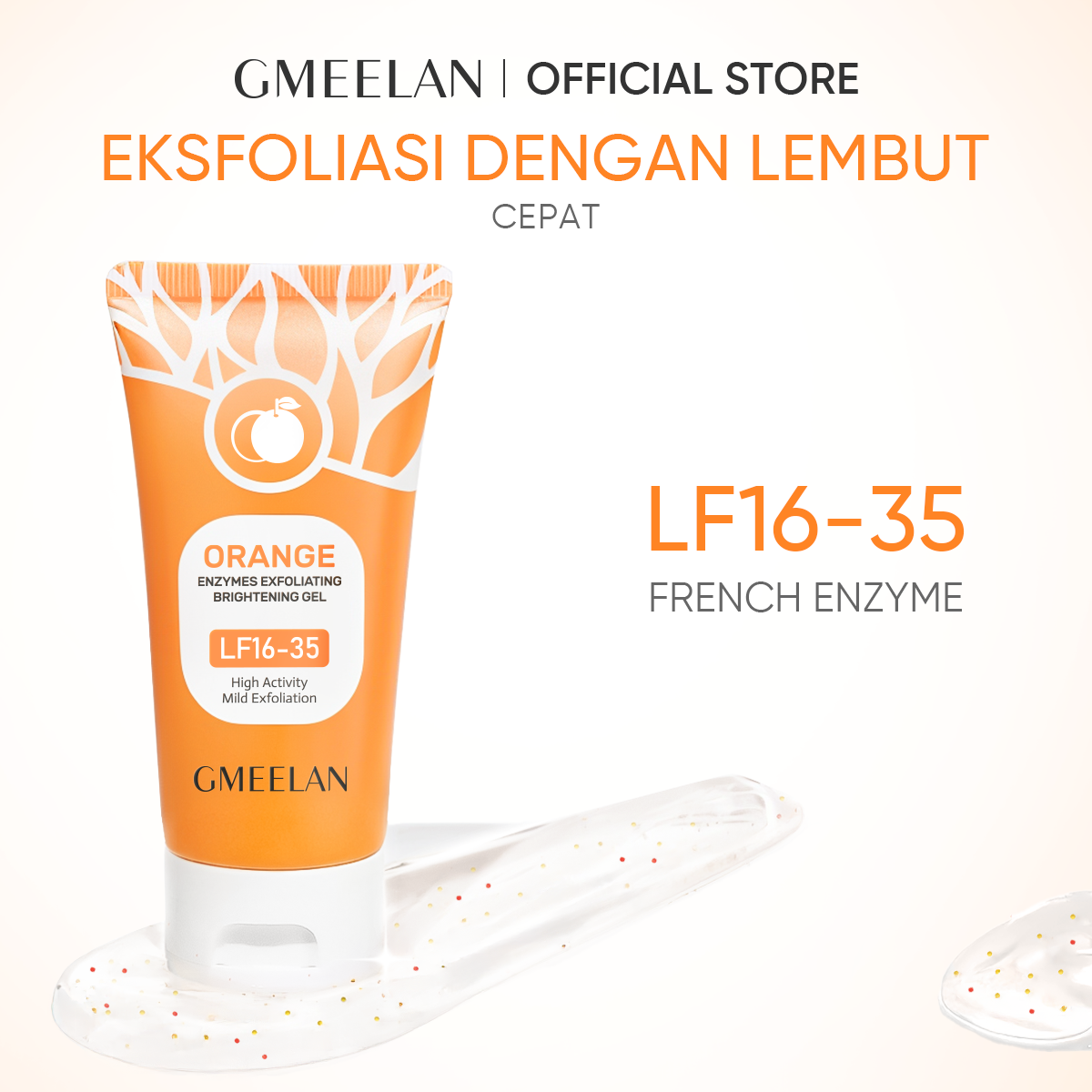 Jual GMEELAN 2PCS Orange Exfoliating Gel 50g Pengelupasan Kulit Peeling ...