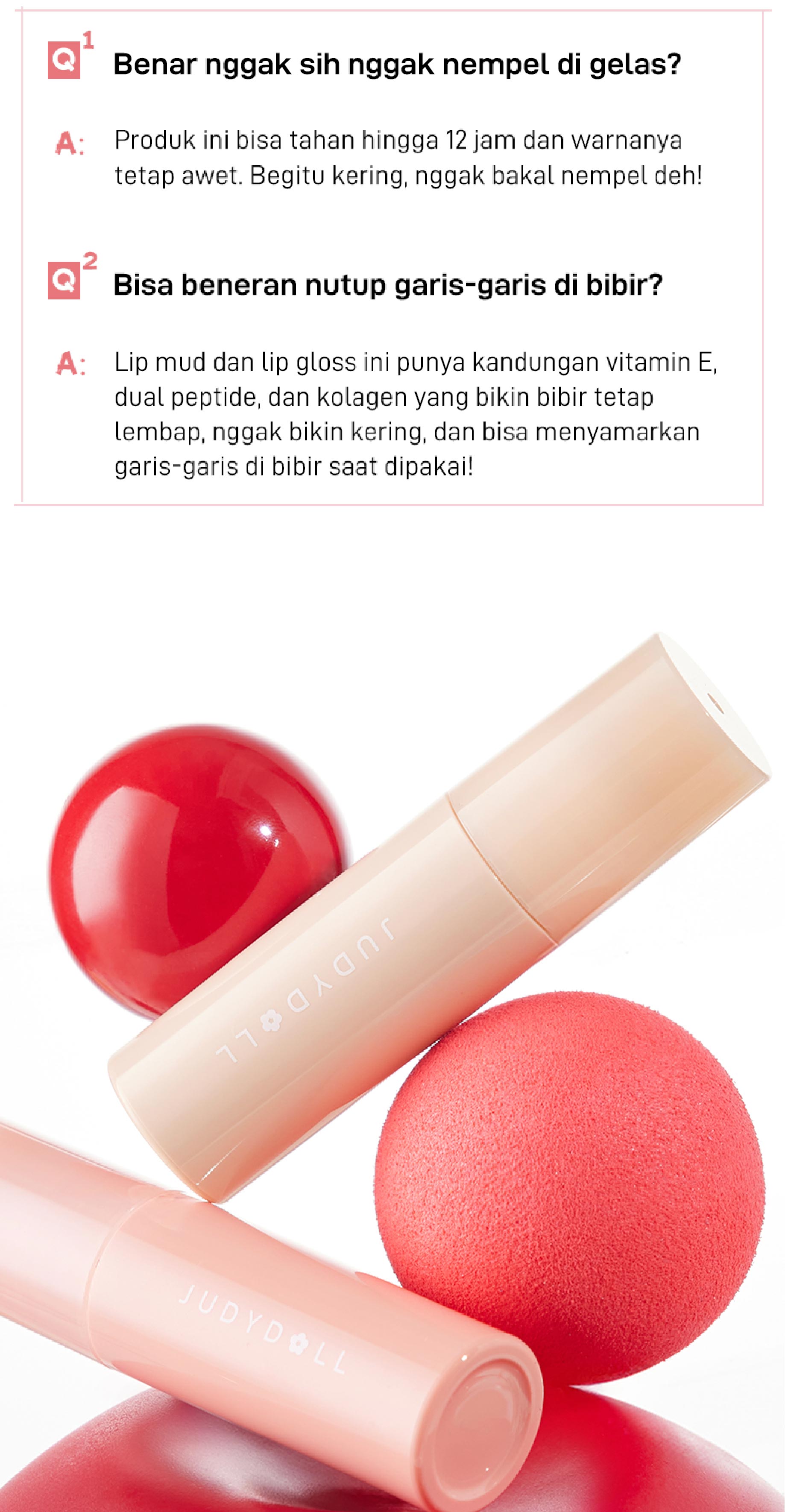Jual Judydoll Mini Lip Collection - 3gram (Lip Tint Ringan Dengan Hasil ...
