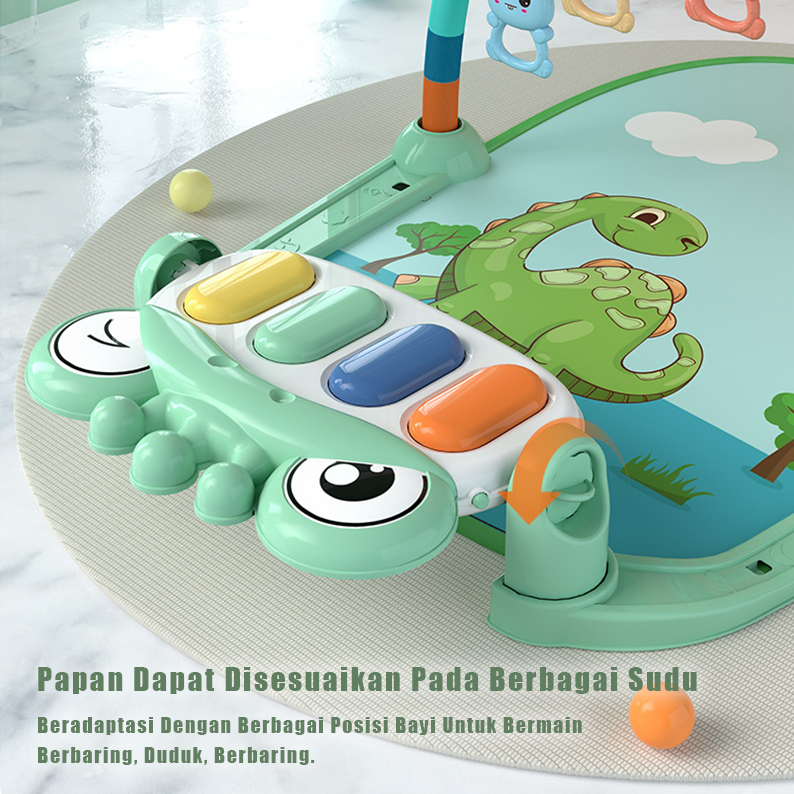 Jual HAPYEE bayi gym Playgym Mainan Bayi Rattle Playmate Musik Piano ...
