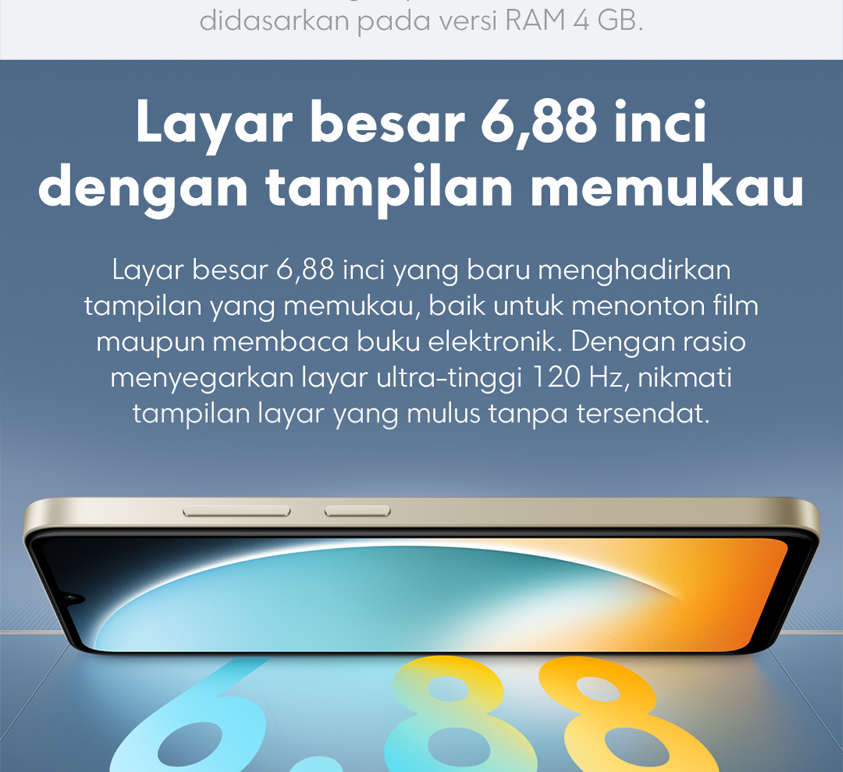 Jual POCO C71 (4+4GB/128GB) Performa Cadas | Layar Cadas 6.88" 120Hz | Baterai Cadas 5200mAh ...