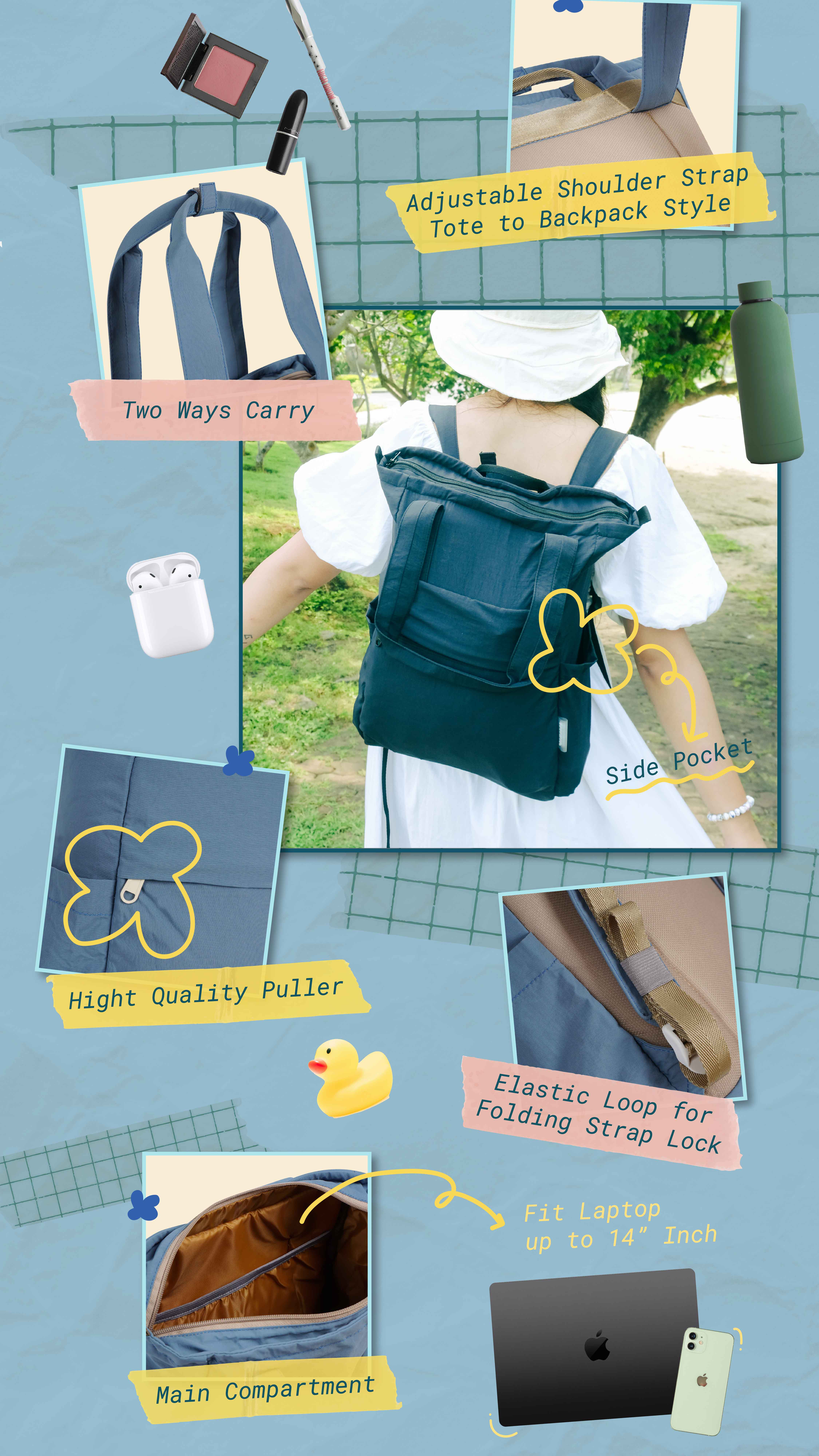 Jual Tas Sekolah - Backpack Totepack Carta - Visval - Tas Ransel ...