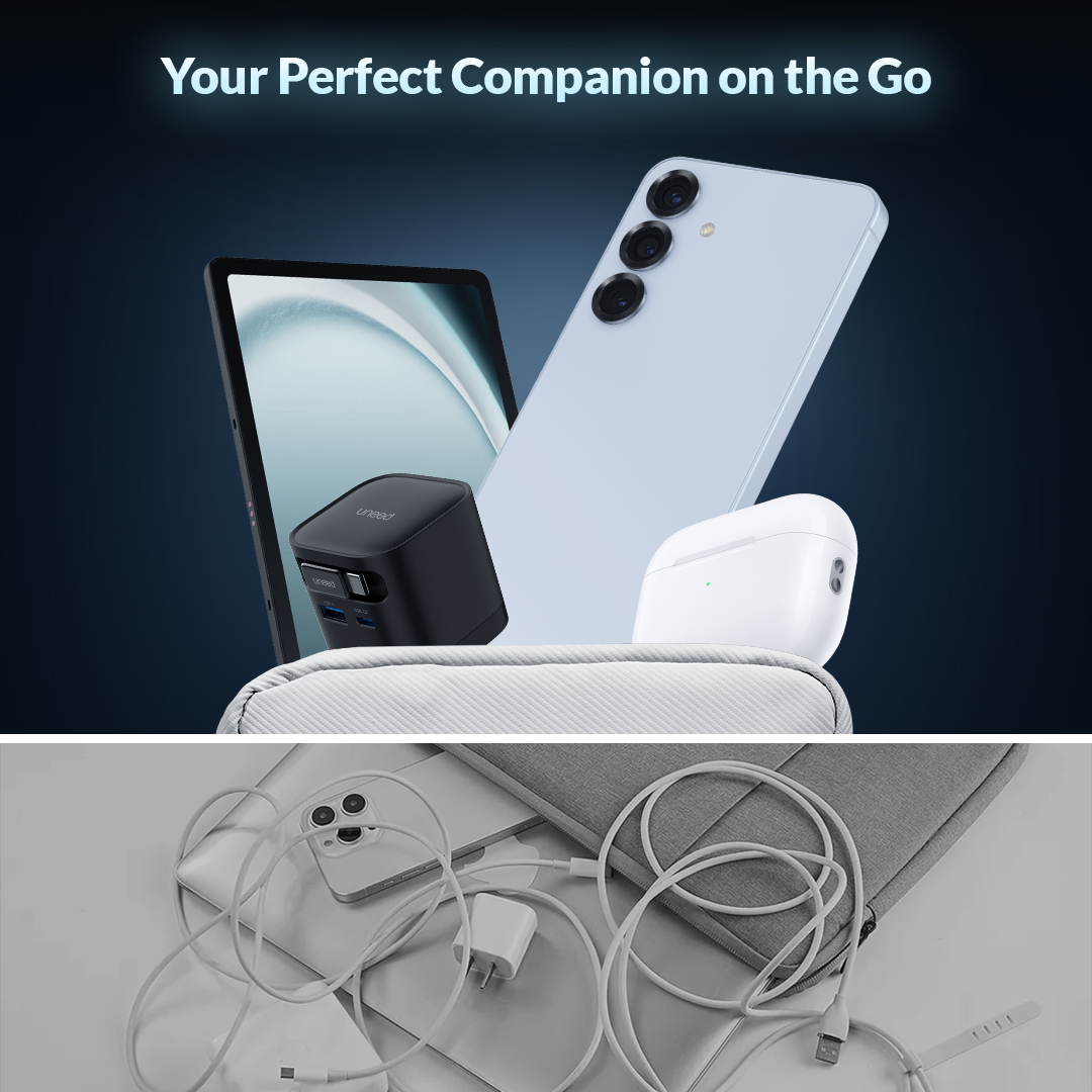 Jual Uneed Retractable GaN Charger 35W 65W with Icy Cool Technology PD QC 3.0 PPS Fast Charging ...