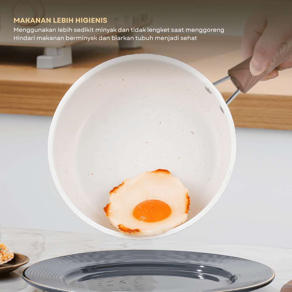 Jual Funkoo Sauce Pan Anti Lengket 3 Ukuran 12CM 16CM 20CM Wajan Panci ...