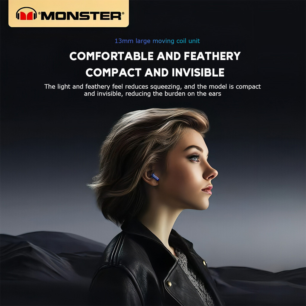 Jual Monster XKT25 Wireless Bluetooth Earphone Earbuds Headset TWS ...