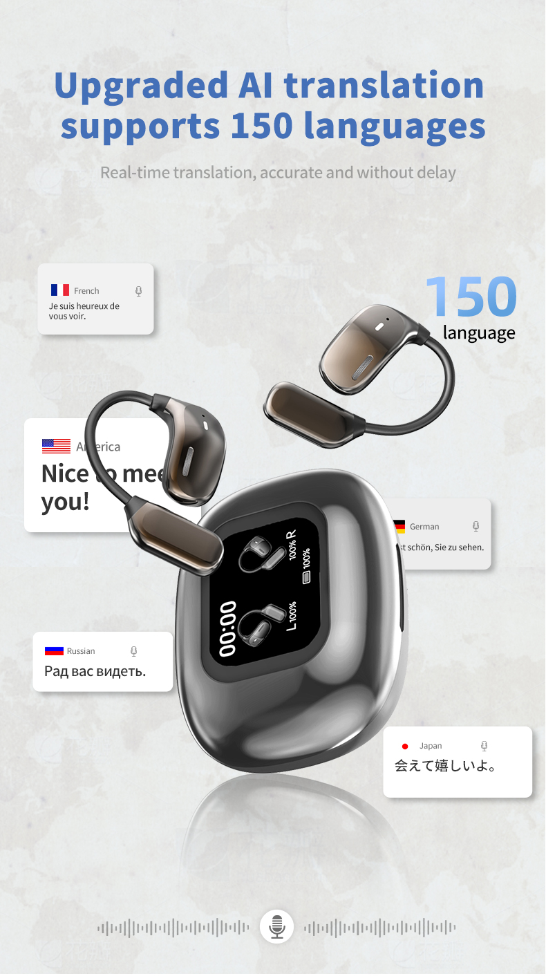 Jual (NEW TECHNOLOGY) Jovitech EP76X OWS Ai Earphone Smart Voice ...