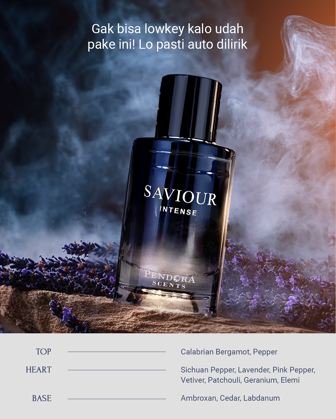 Jual [BEST SELLER] PENDORA SCENTS Saviour Intense Perfume For Men EDP ...