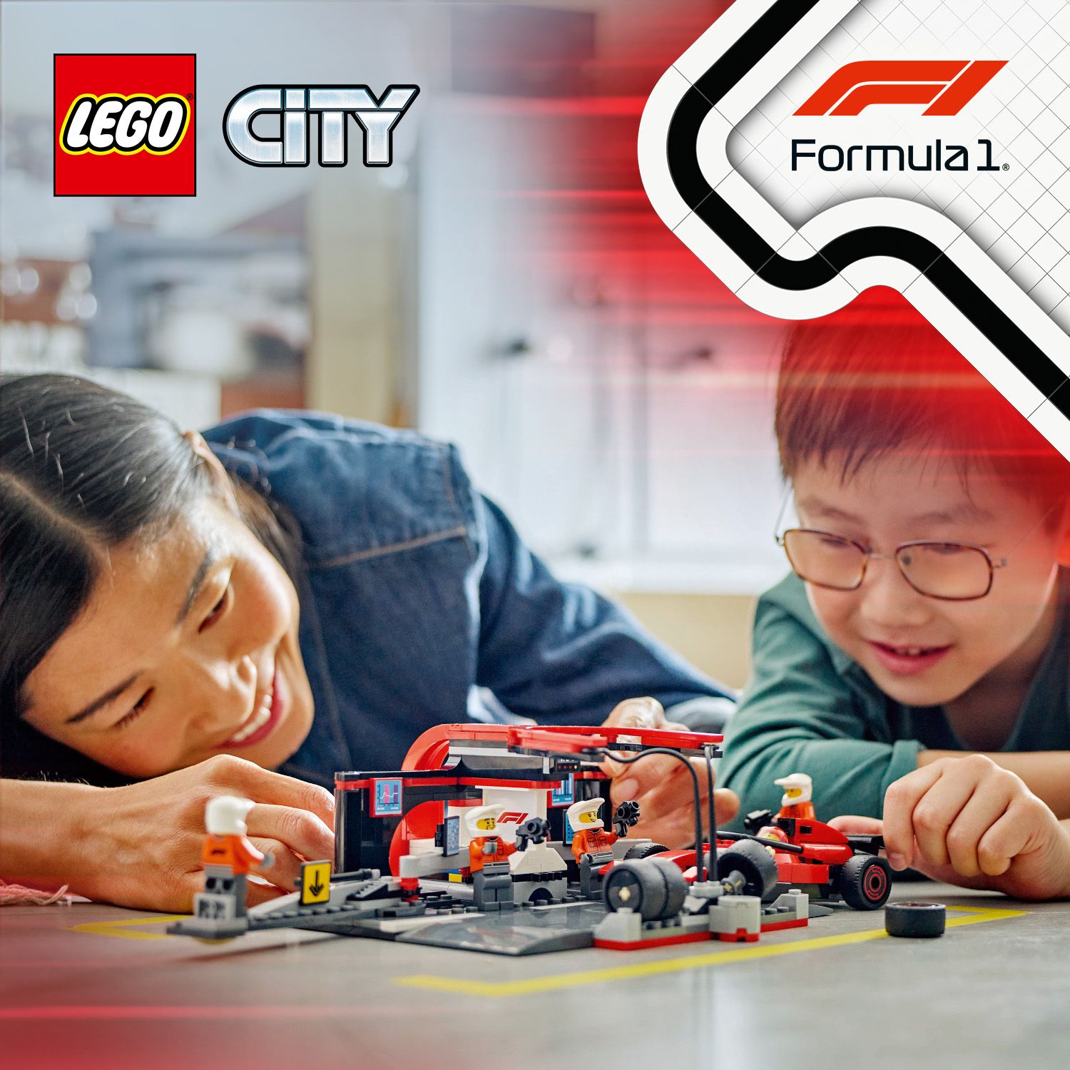 Jual LEGO City 60443 F1 Pit Stop & Pit Crew with Ferrari Car (322 ...