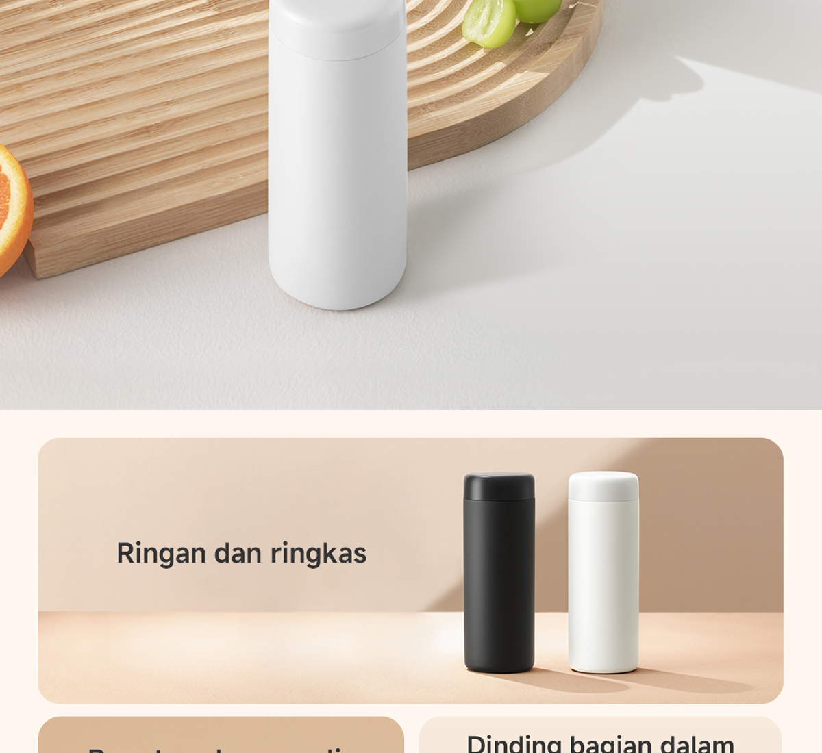 Jual Xiaomi Insulated Water Bottle | Tetap Hangat dan Dingin hingga 6 ...