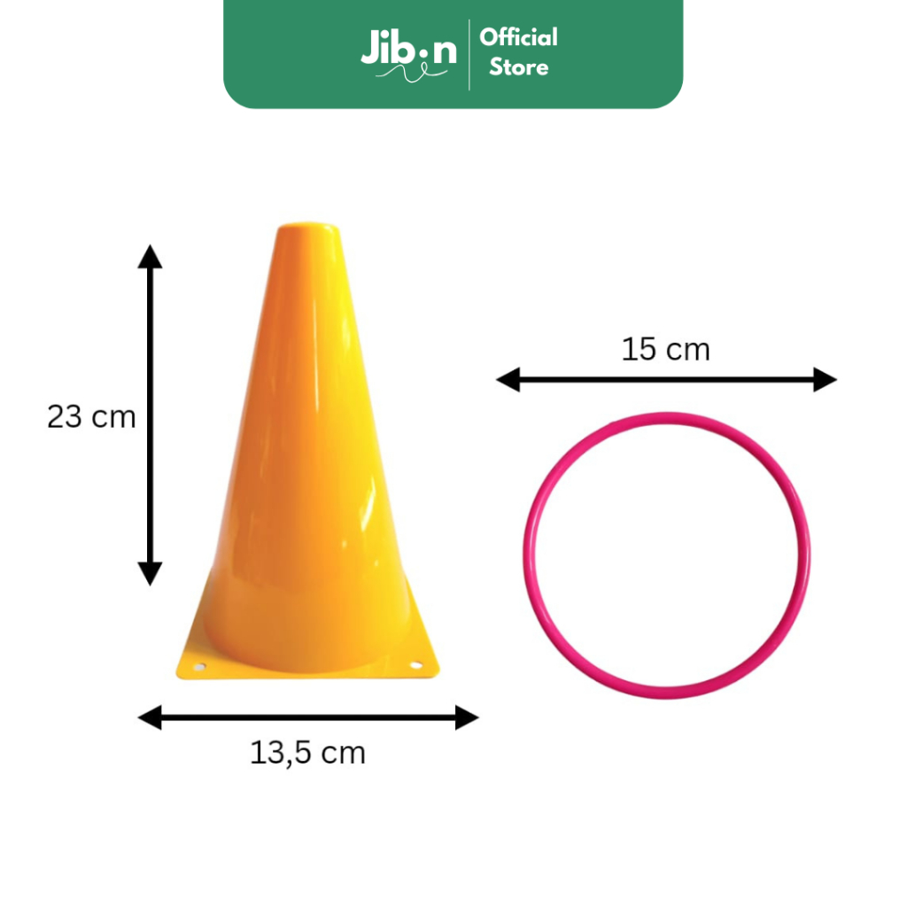 Jual [ JIBIN ] Big Cone Ring Throw - Mainan Lempar Cincin Kerucut ...