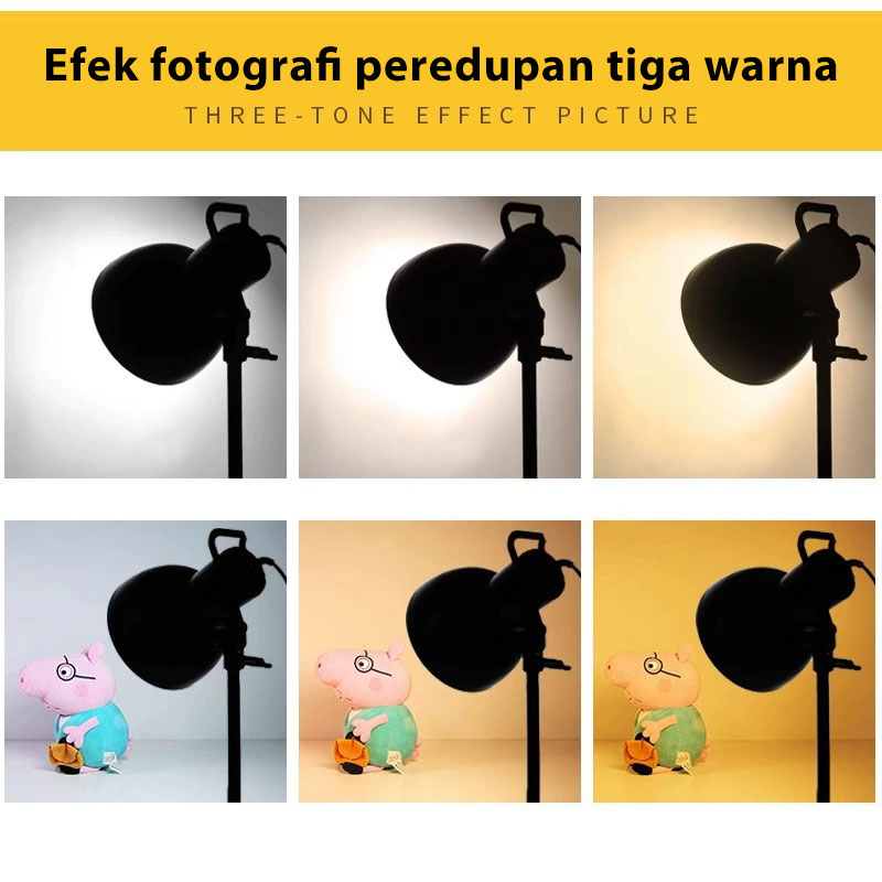 Jual KAIY 450W LED Lampu jamur tiga warna Lampu tembak dengan lampu latar for Fotografi, Siaran ...