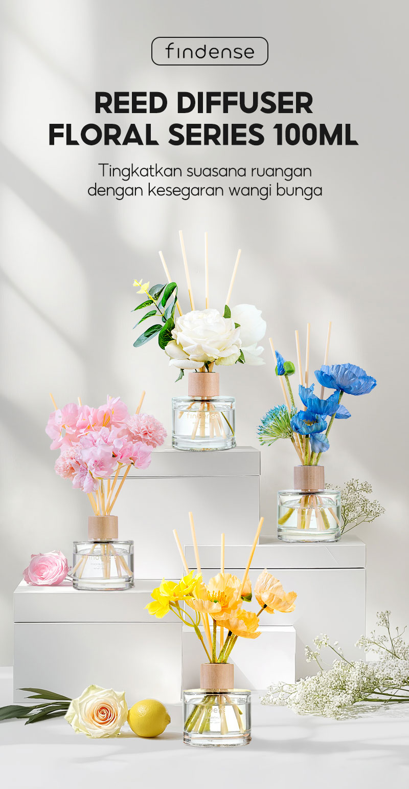 Jual OHSOME - Findense Reed Diffuser Floral Scent Pewangi Ruangan ...