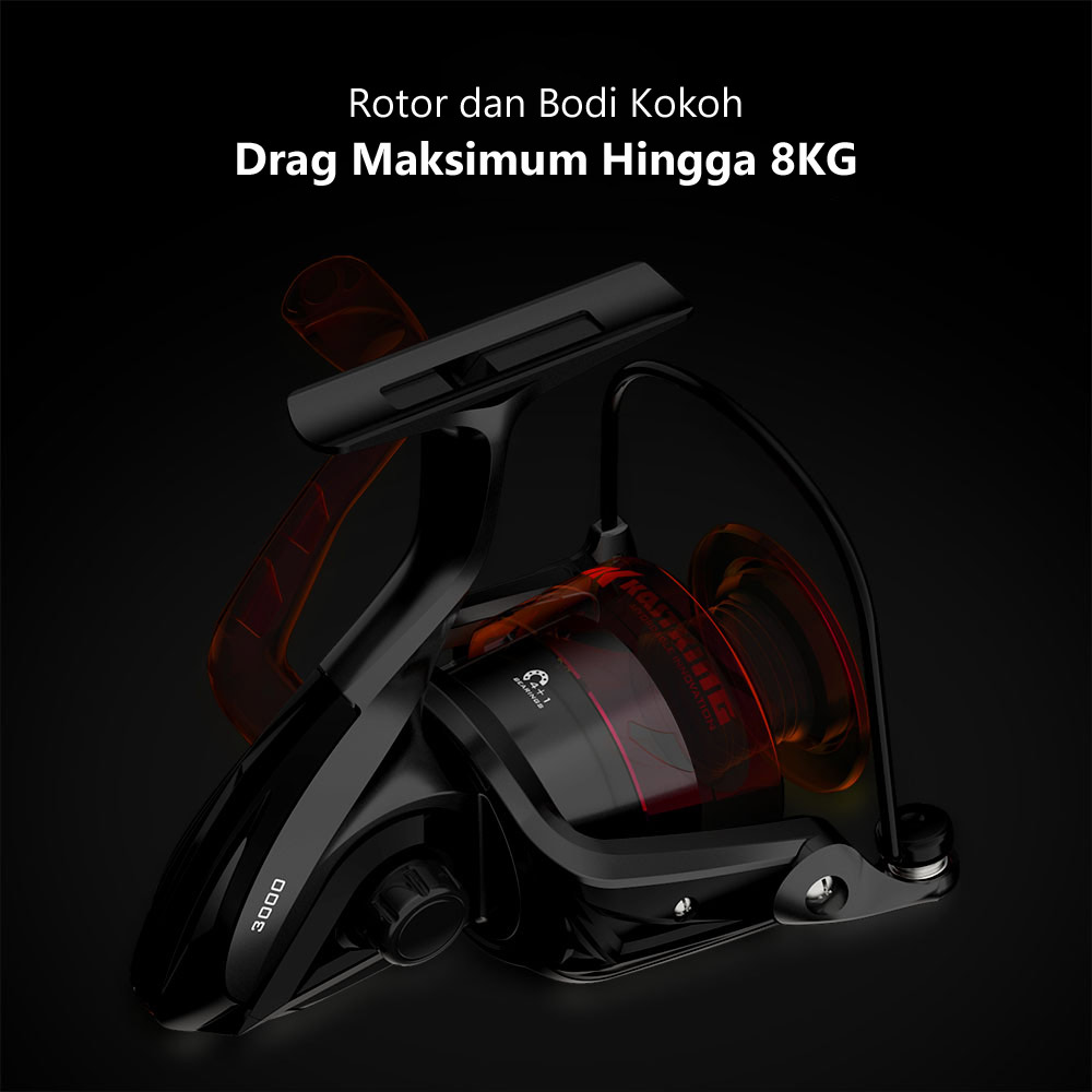 Jual [OFFICIAL] KASTKING BRUTUS Reel Pancing Spinning Gulungan Pancing ...