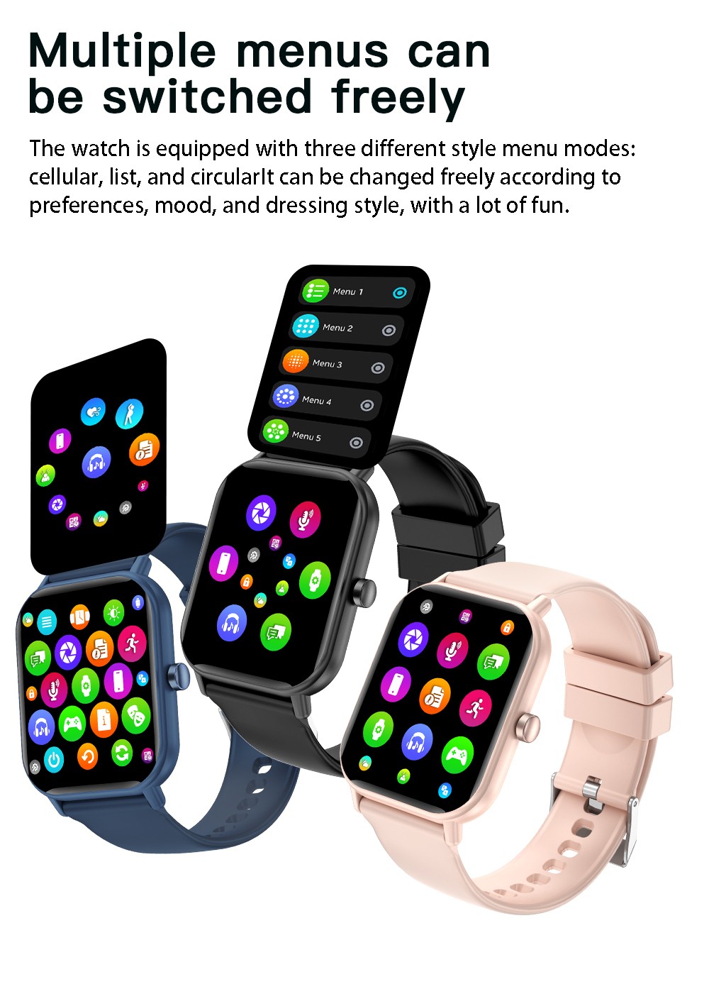 Jual Aolon GTS 2025 Smartwatch Original Running Pace Custom Watch Face ...