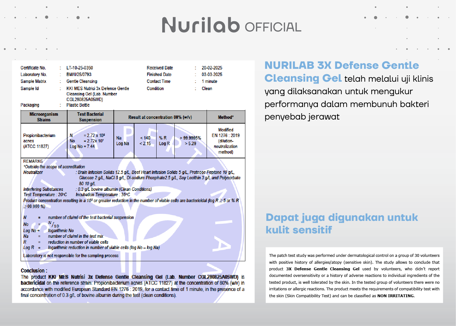 Jual Nurilab - Bundle Acne ClearSkin Solution | Acne Conclearing & Cleansing Gel For All Skin ...