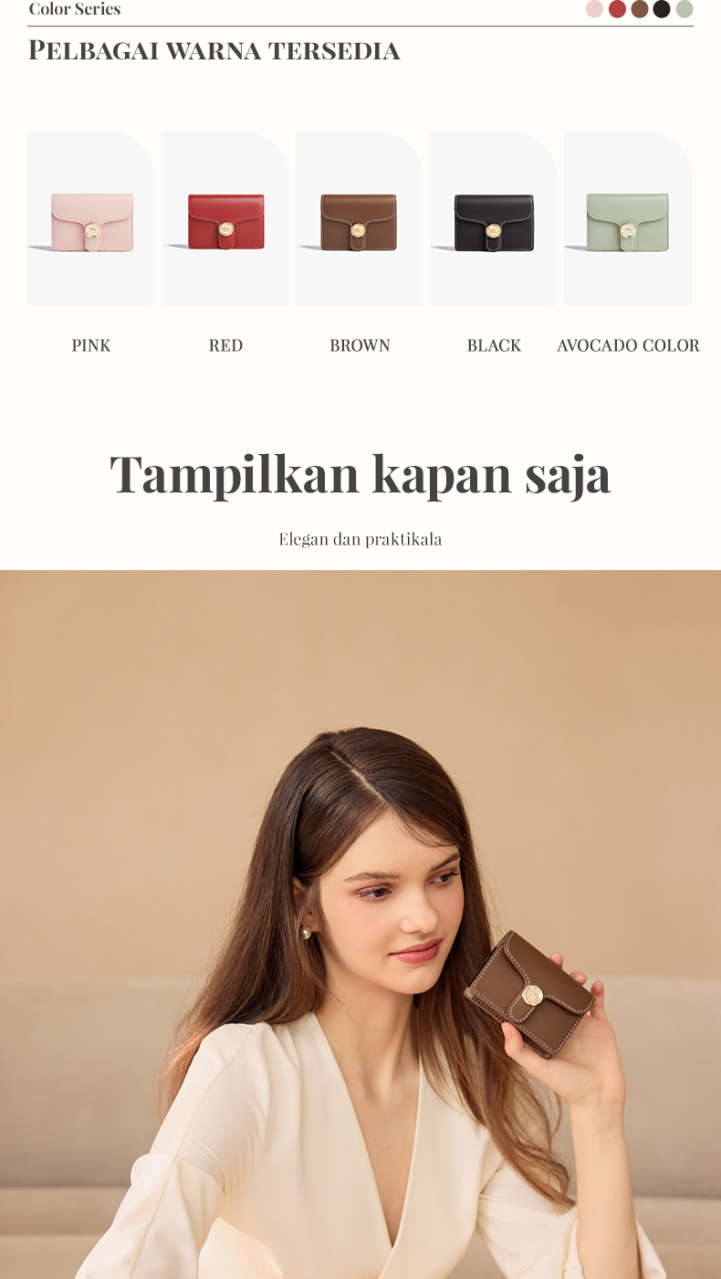 Jual MOSSDOOM Dompet Bria Wallet Kehalusan Desain Yang Elegan ...