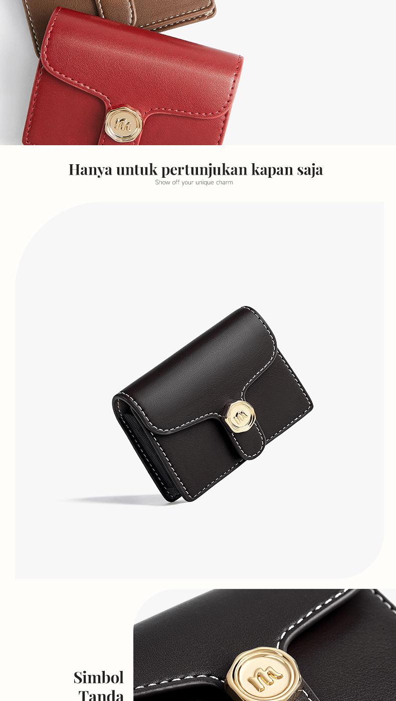 Jual MOSSDOOM Dompet Bria Wallet Kehalusan Desain Yang Elegan ...