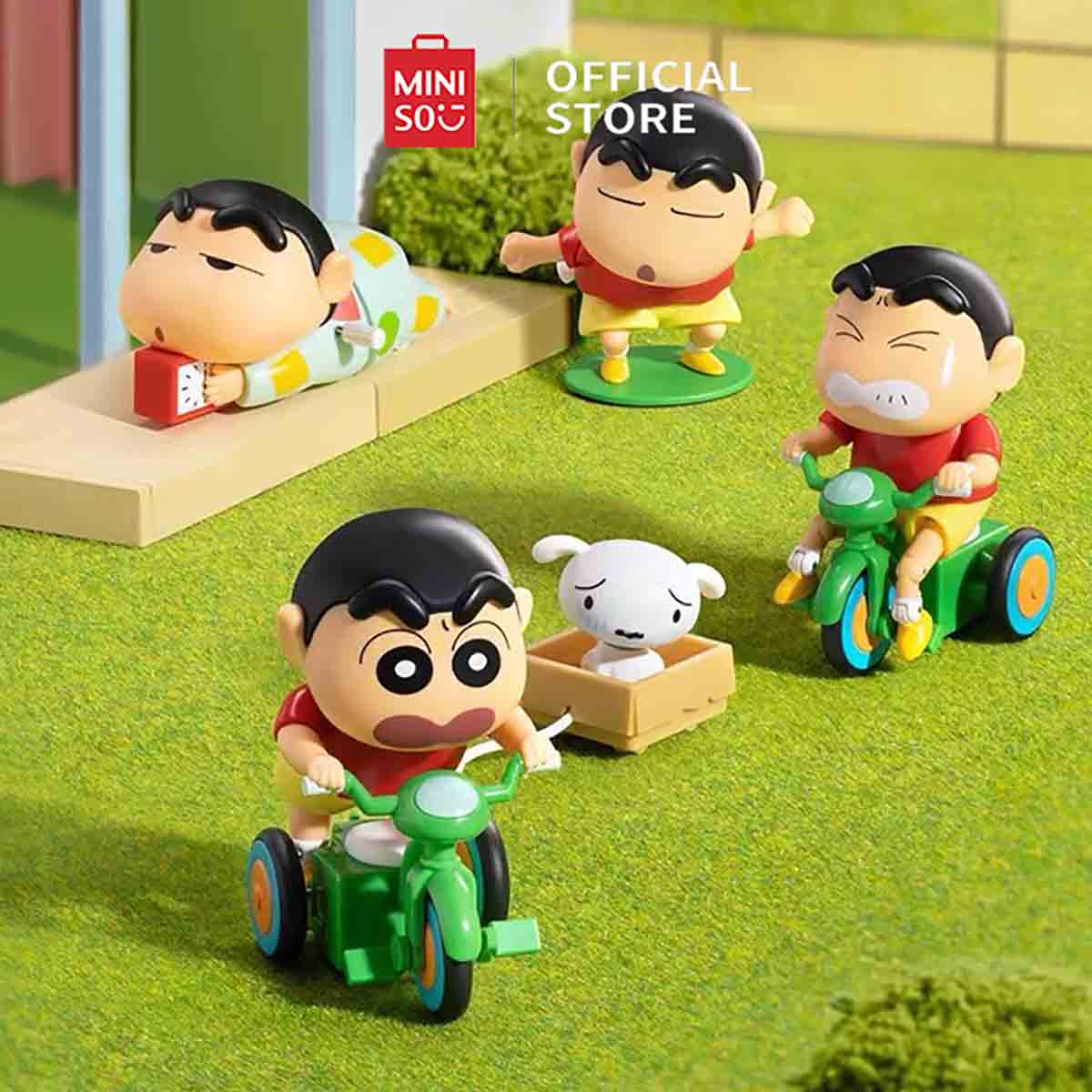 Jual [Mystery Box] Miniso X Crayon Shinchan Dynamic New Life Gift Blind ...