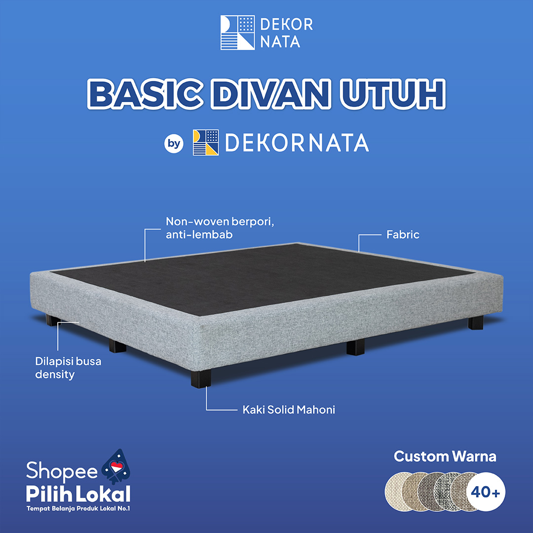Jual [FREE RAKIT] Dekornata - Divan Tempat Tidur Only Dipan Laci UTUH ...