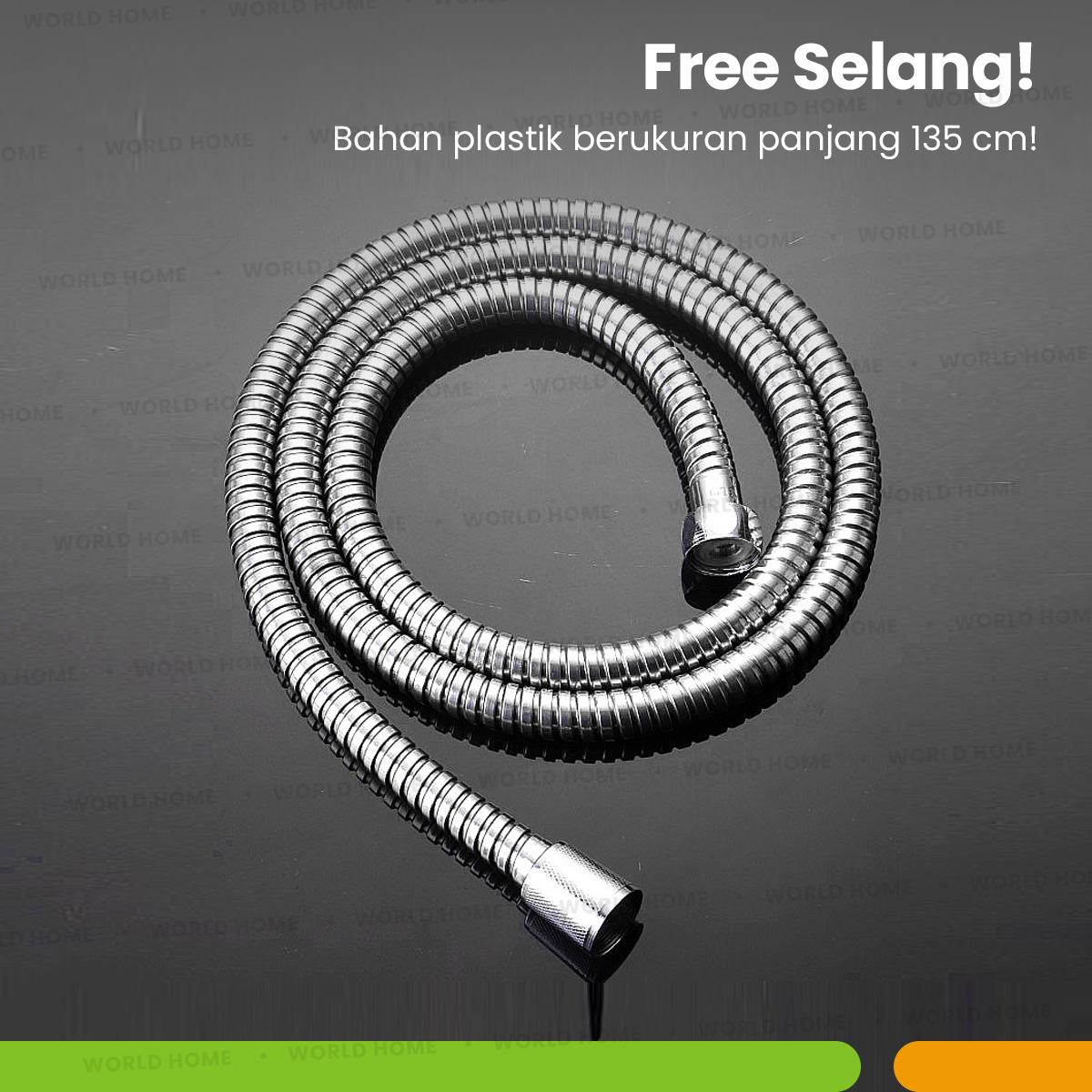 Jual World Home Shower Mandi 3 In1 Shower Kamar Mandi Satu Set 5 Mode Shower Head Simple Kepala ...