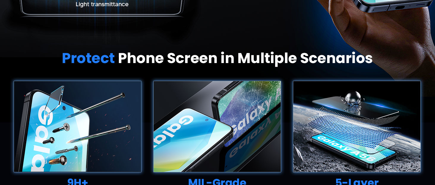 Jual WSKEN Tempered Glass Samsung A55-A56 S24FE Perlindungan layar ...