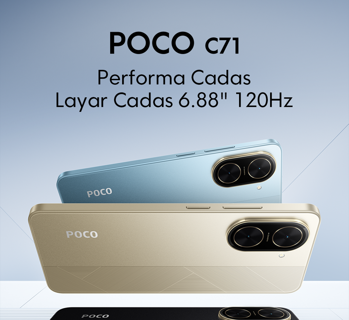 Jual POCO C71 (4+4GB/128GB) Performa Cadas | Layar Cadas 6.88" 120Hz | Baterai Cadas 5200mAh ...