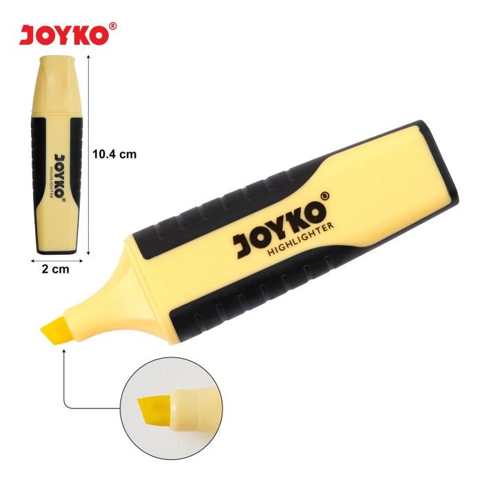 Jual JOYKO Highlighter Penanda Berwarna HL-70 Pastel Color 1 Set 6 Pcs ...