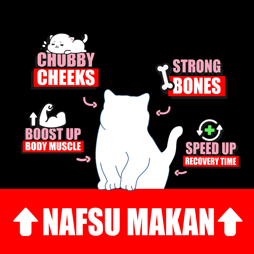 Jual VITAMIN KUCING Growth Hack by Petglow x Butter Belly Vitamin ...