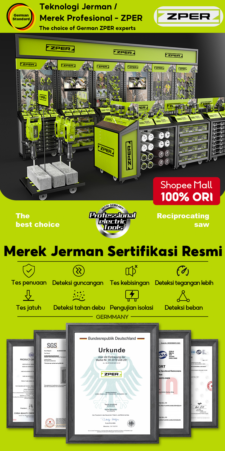 Jual ZPER 2000W Hot Air Gun 220V Hotgun Pemanas Heatgun Alat Pemanas ...