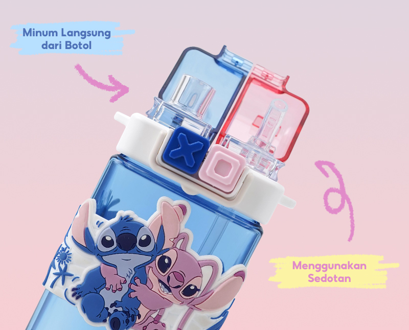 Jual 【OHSOME x Disney】-Thermos Water Bottle Stitch Disney Series Botol ...