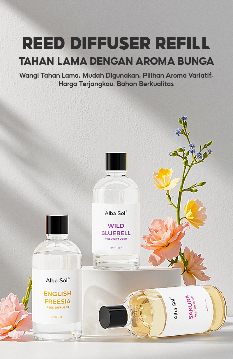 Jual OHSOME - Alba Sol Reed Diffuser Refill Aromatherapy Fragrance Wild ...