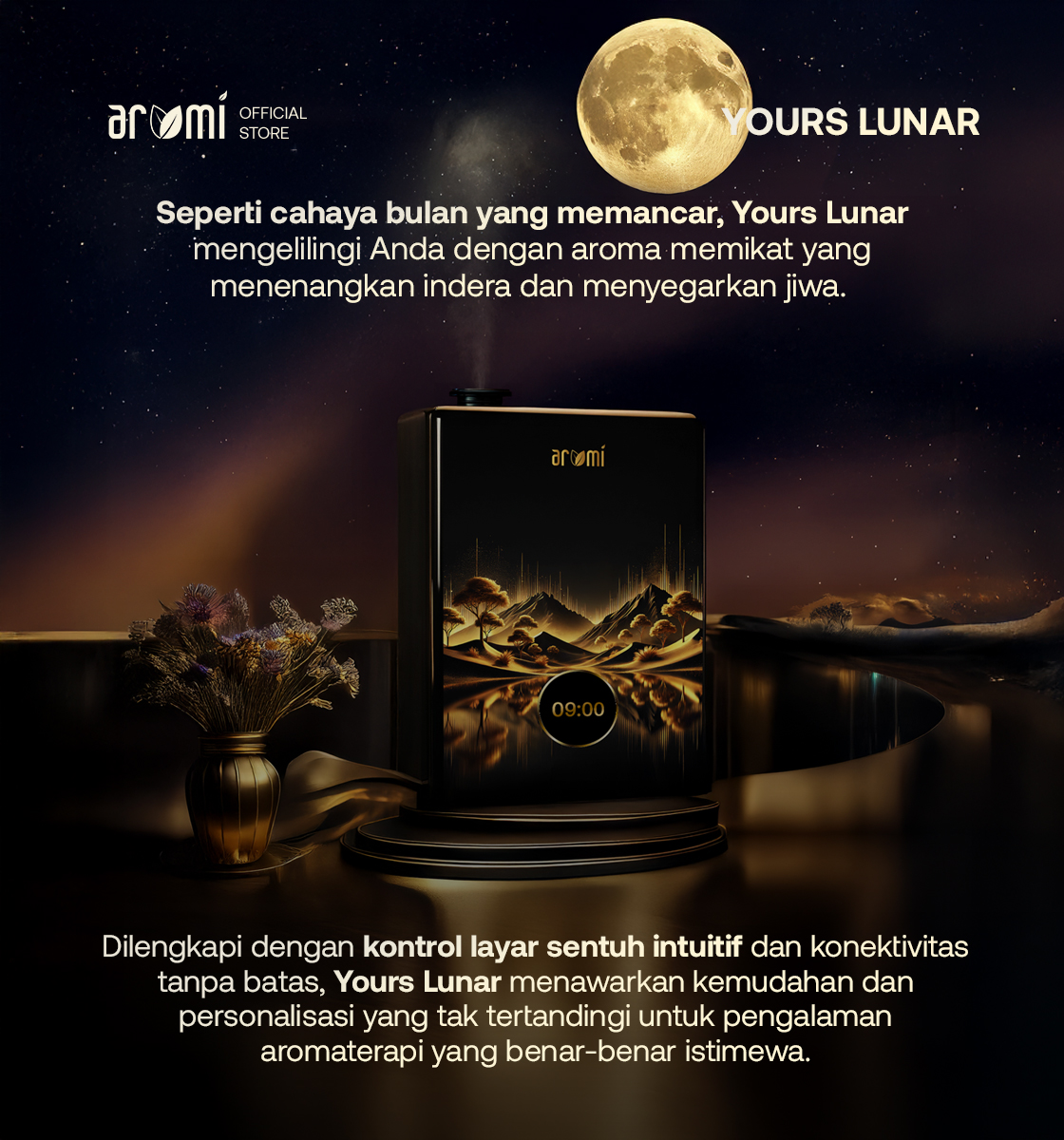 Jual Arumi Luxury Smart Diffuser - Yours Lunar | Shopee Indonesia