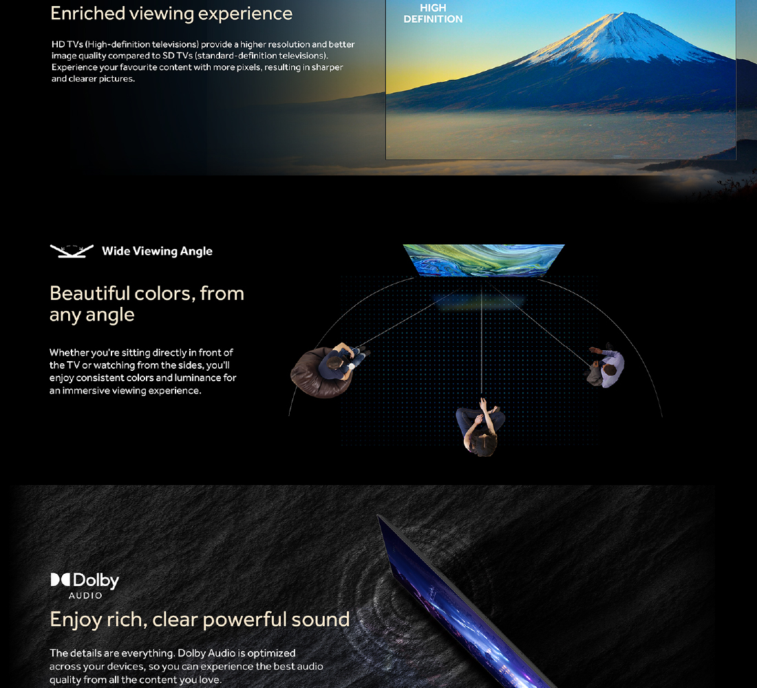 Jual AQUA Elektronik TV 32 inch AQT32K70M - Miracast - HD Ready - Auto ...