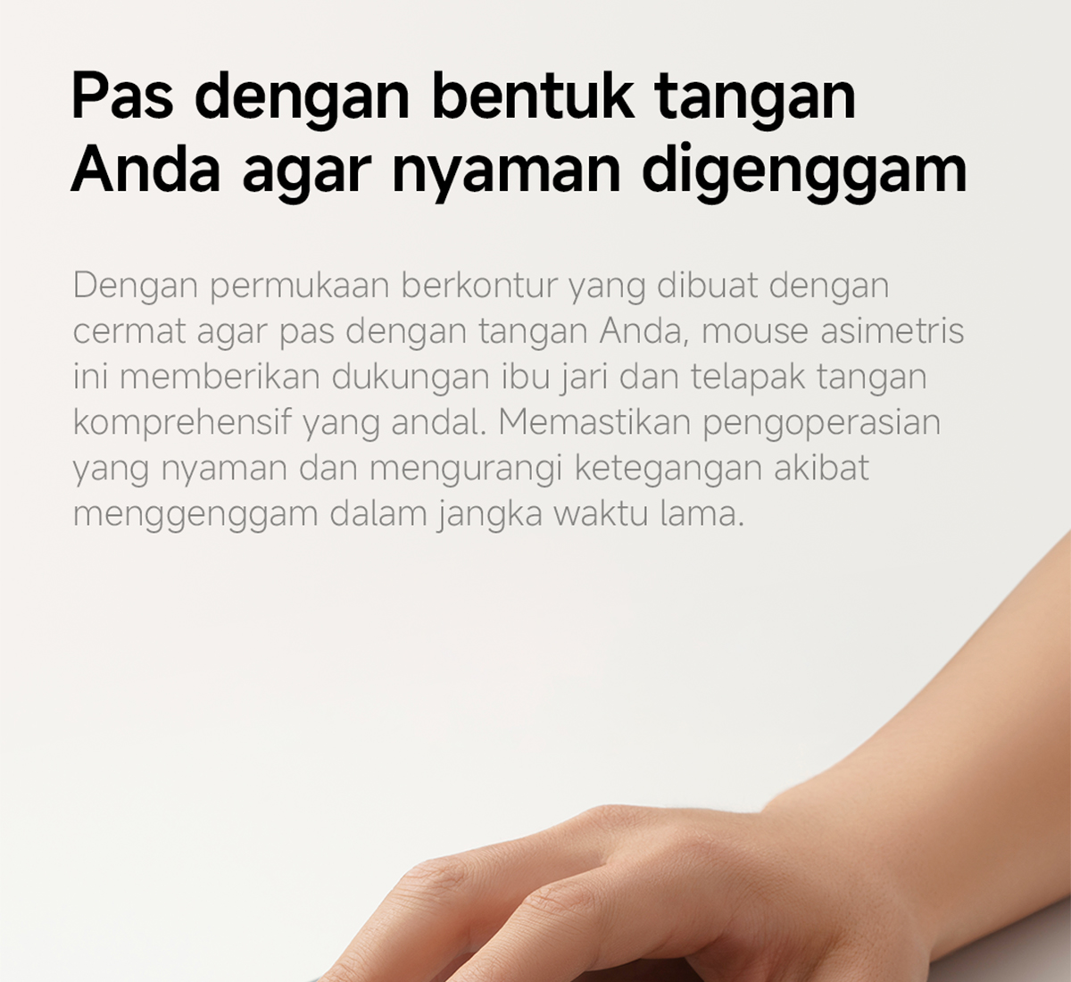 Jual Xiaomi Wireless Mouse Comfort Edition | Desain Ergonomis | Klik ...