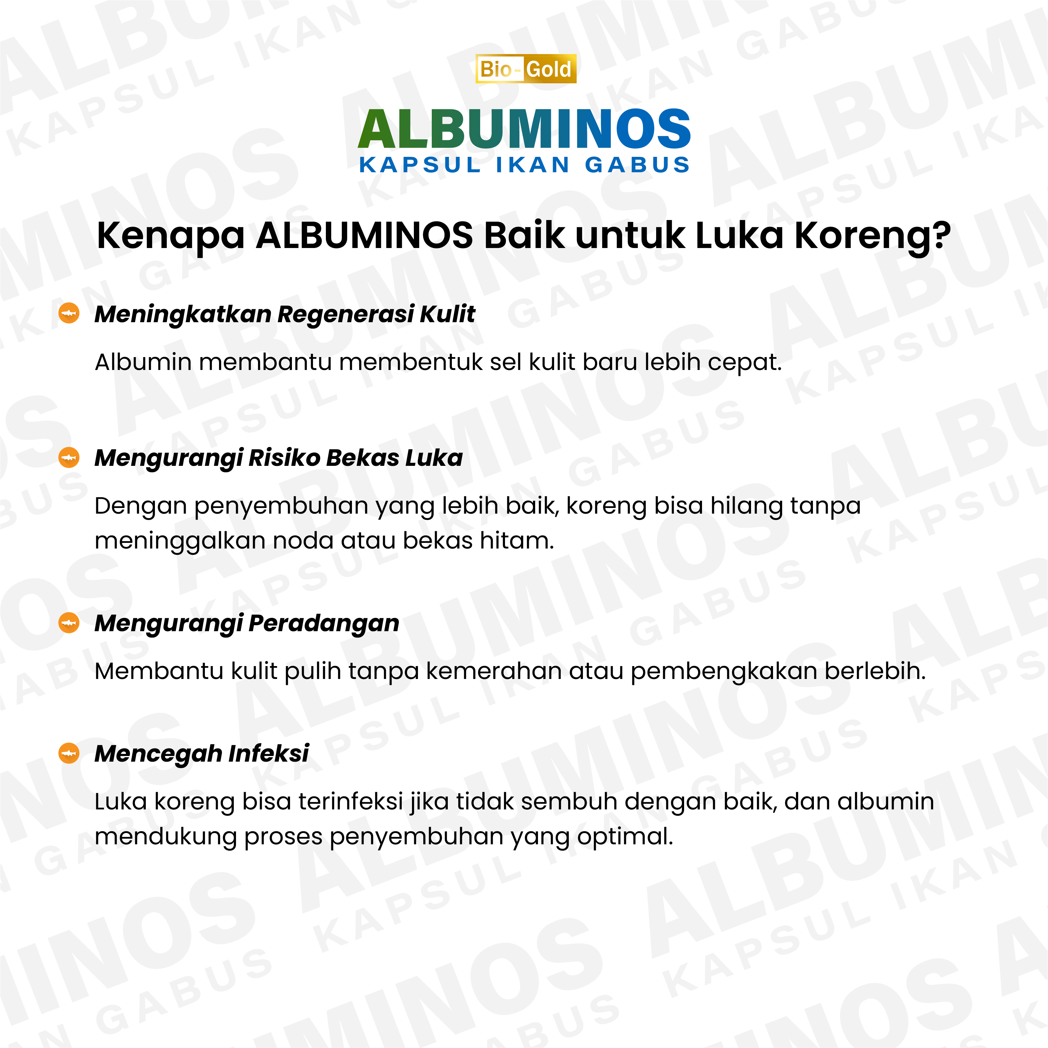 Jual Bio Gold - Albuminos Ekstrak Ikan Gabus Kapsul Kutuk Untuk Luka ...