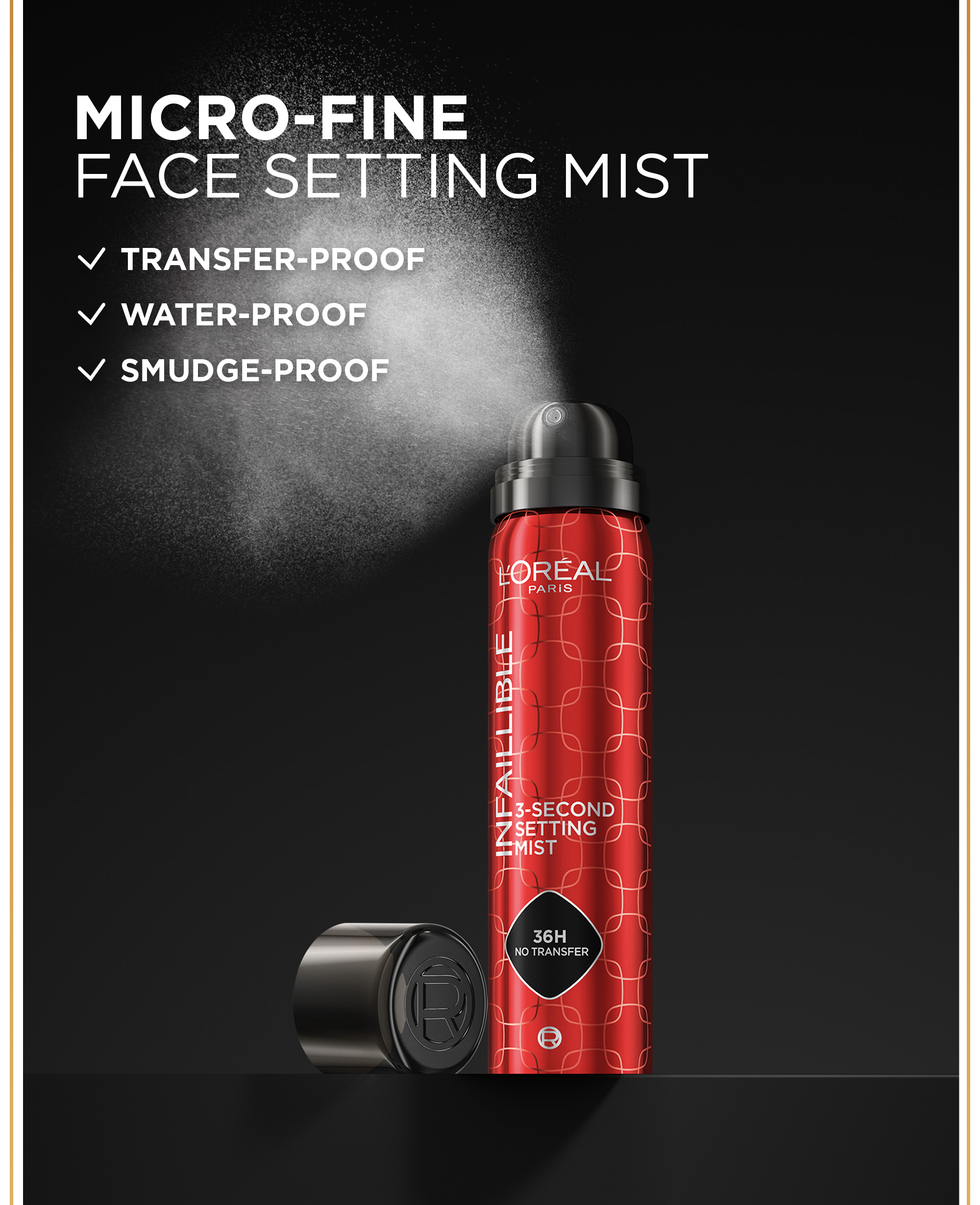 Jual [BARU!] L'Oreal Paris Infaillible 3-Second Setting Mist Mengunci ...