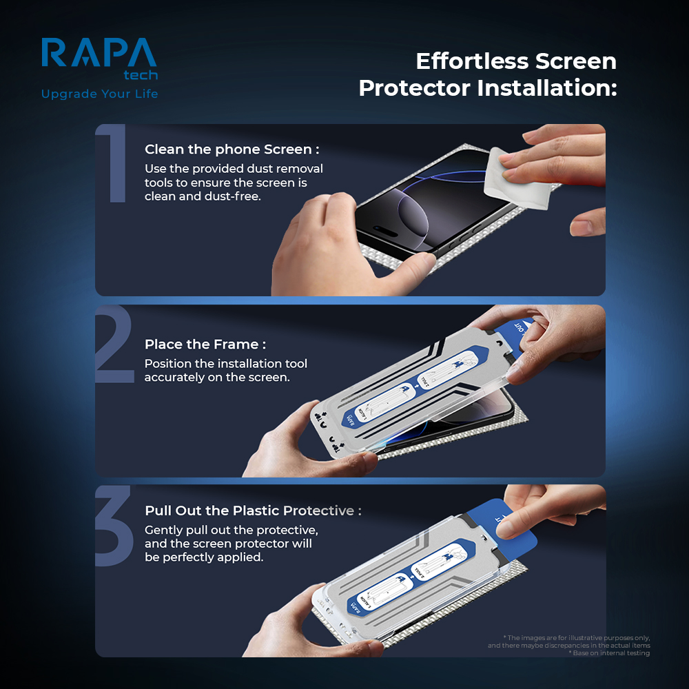 Jual RAPA tech Premium Tempered Glass for iPhone 17/ 16/ 15/ 14/ 13/ 12 ...