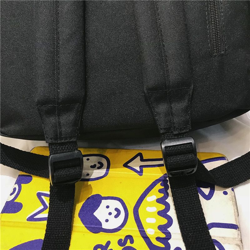 Jual LANGFORD - Tas Ransel Sekolah Polos Tutupan Lebel LF | Shopee ...