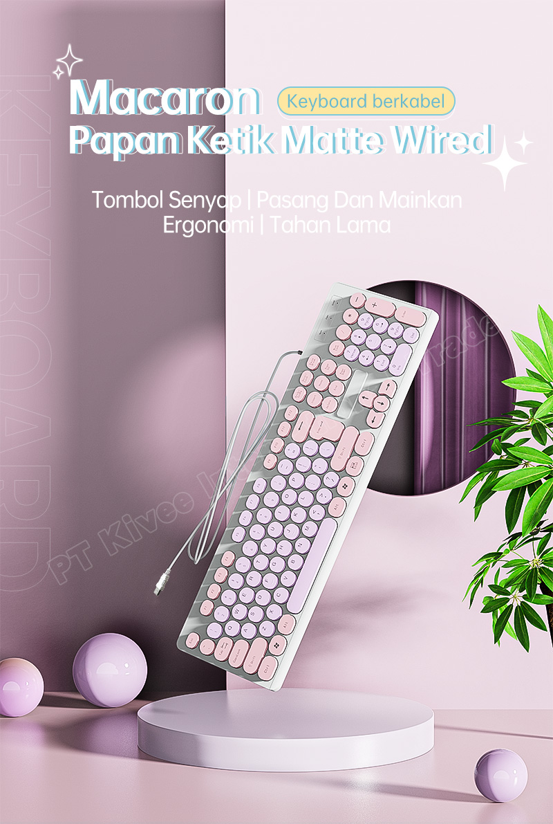 Jual OLYPS Keyboard Mouse 1 Set Keyboard Laptop USB Kabel 104 Keys Full ...