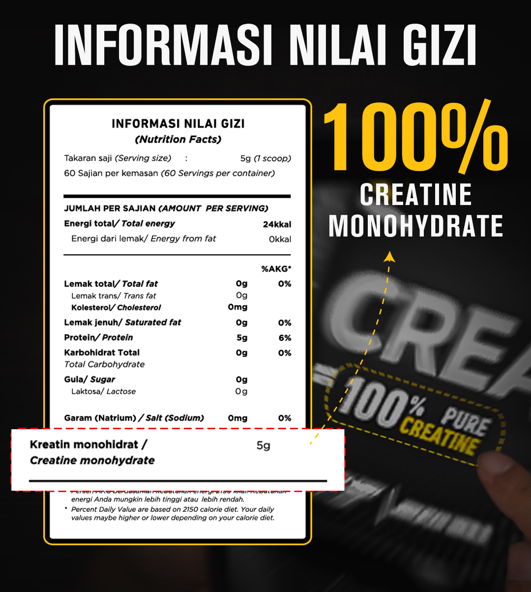 Jual FITlife CreaFLEX Pure Creatine Monohydrate | Shopee Indonesia