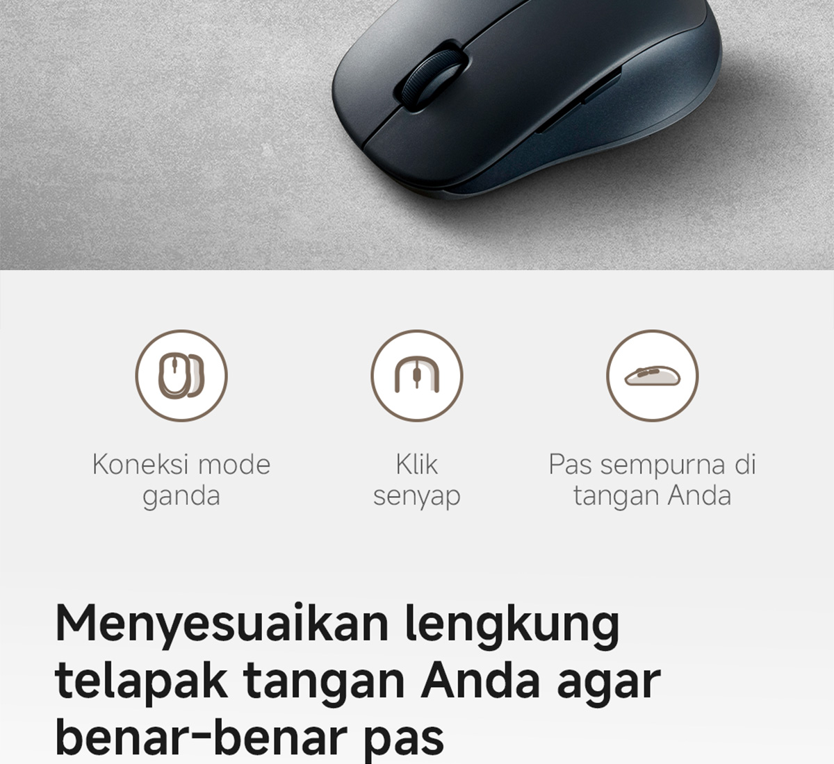 Jual Xiaomi Dual mode Wireless Mouse 2 | Precise 1200 DPI Sensor | 2 ...