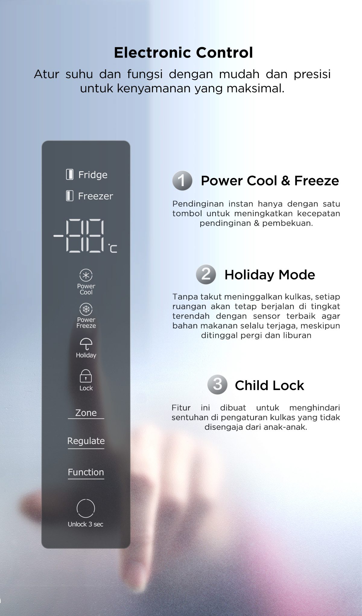 Jual TCL Kulkas 2 Pintu Side by Side - Kapasitas 520L - Holiday Mode ...