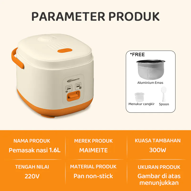 Jual MAIMEITE Rice Cooker magic com 1.6L mini /Portable/Travel version ...