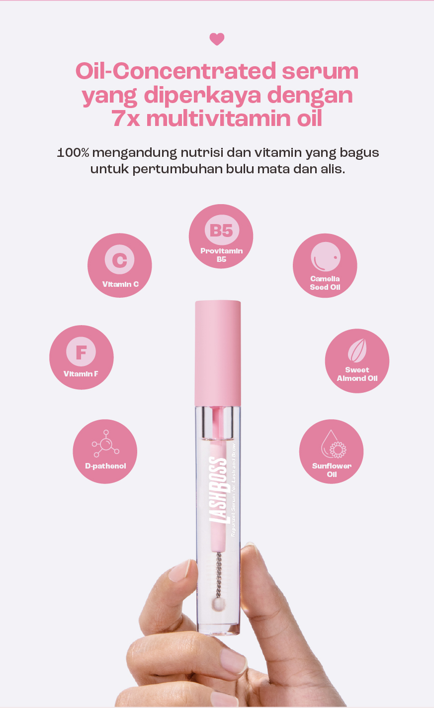 Jual Twin Pack! LashBoss Serum Bulu Mata Dan Alis Rapunzel Serum Serum ...