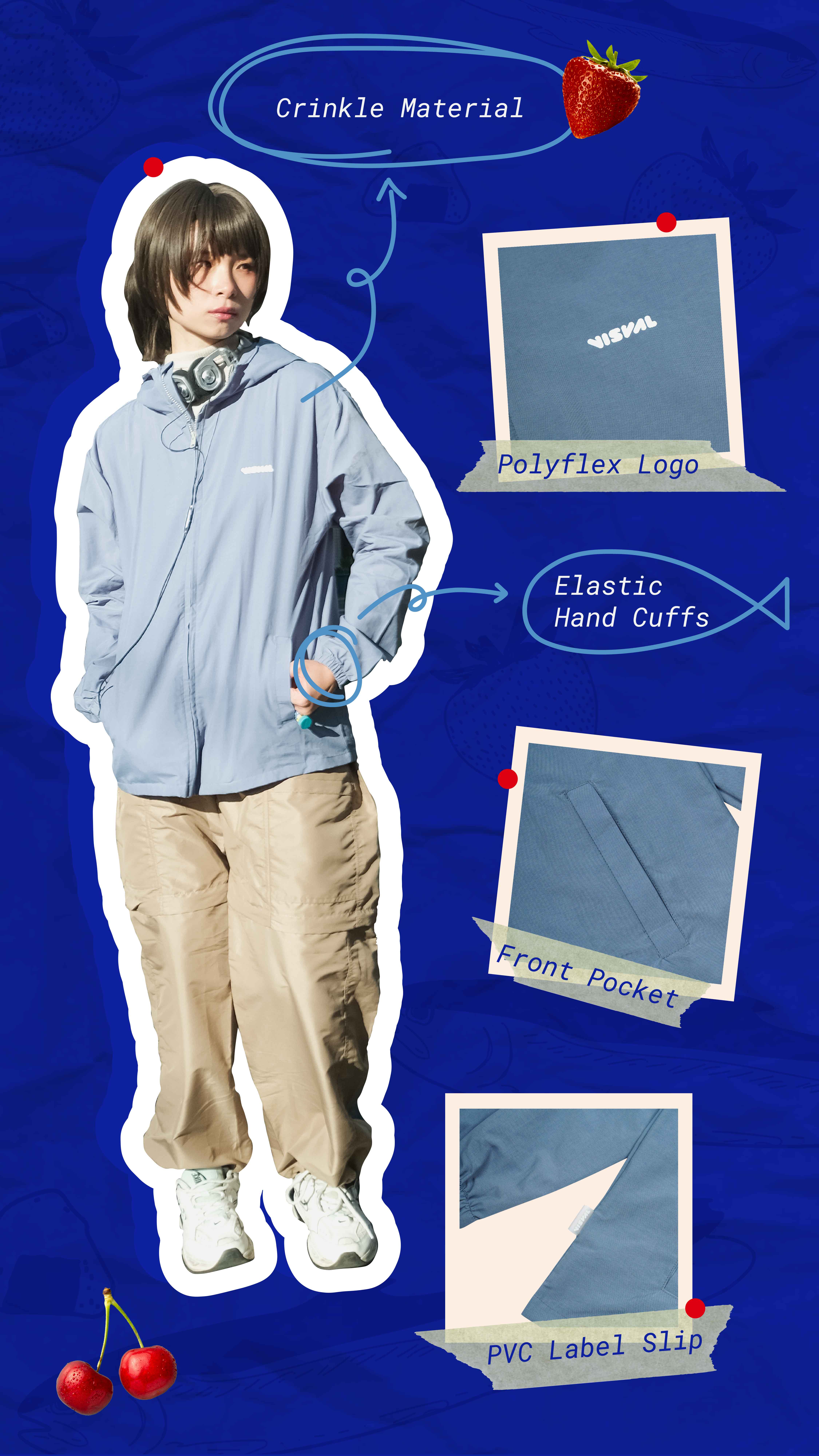 Jual Jacket Aria - Visval - Jaket Windbreaker - Rose Gold | Shopee ...