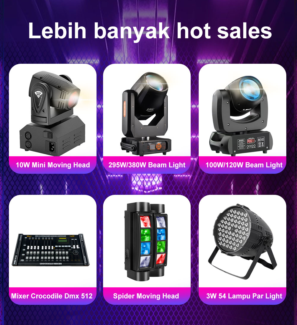 Jual Kaiy 3W 54 lampu panggung led par full colour moving bead beam ...