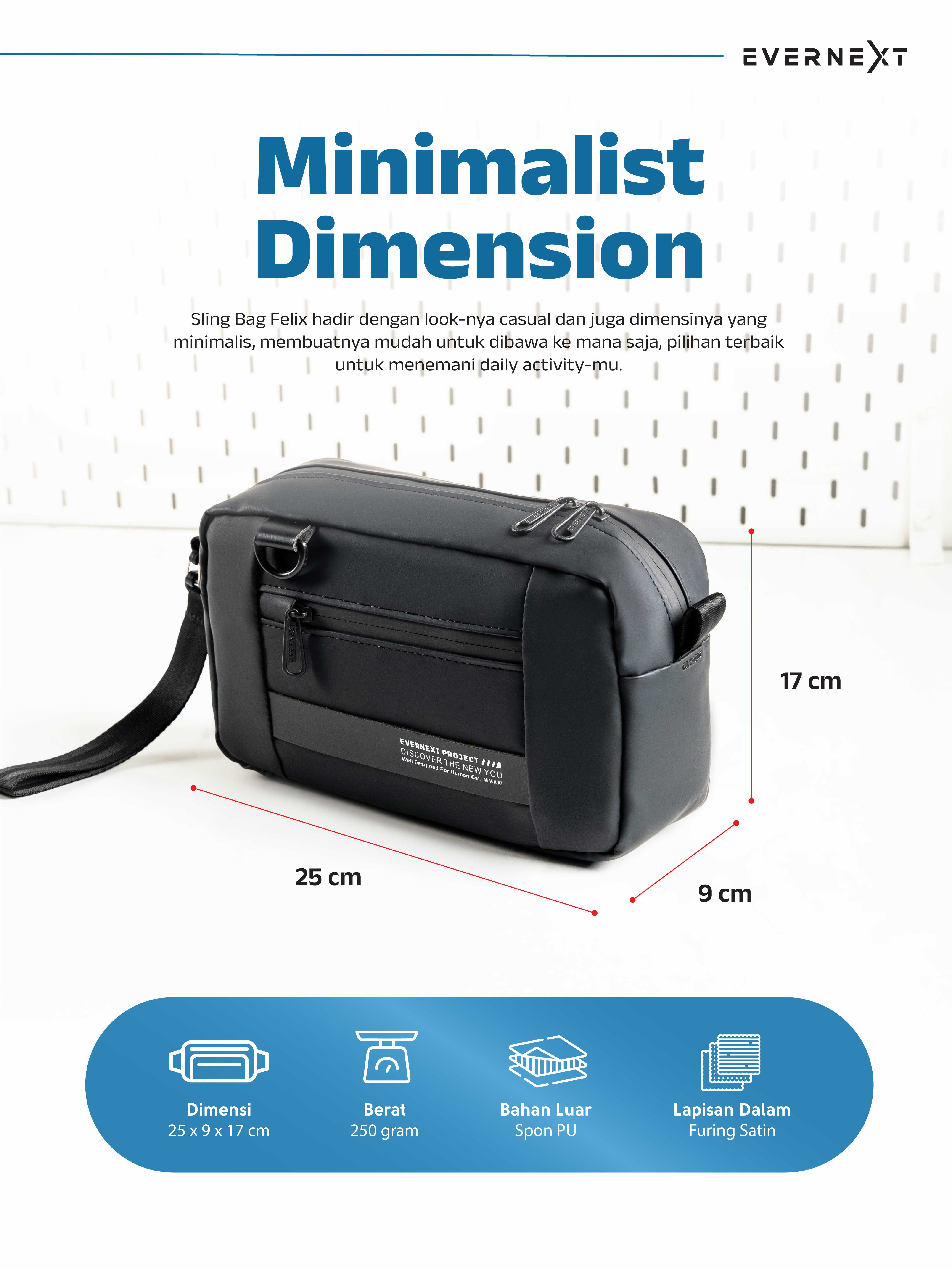 Jual Evernext - Clutch Bag Pria Anti Air Pouch Bag Waterproof Pria ...