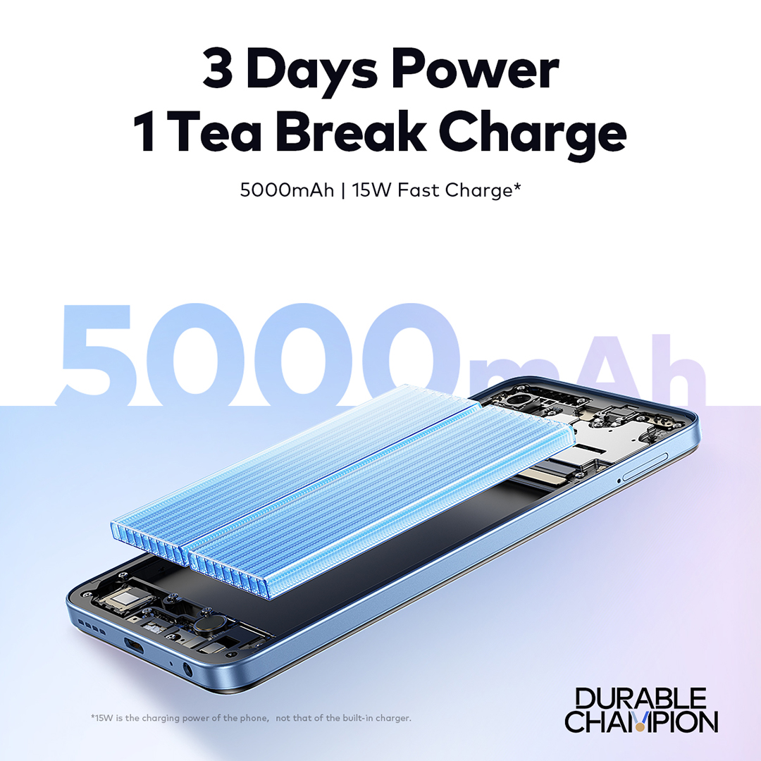 Jual Official itel A90 4/256GB – Trustworthy Durability IP54 – 6.6'' 90Hz Display – Octa-core ...