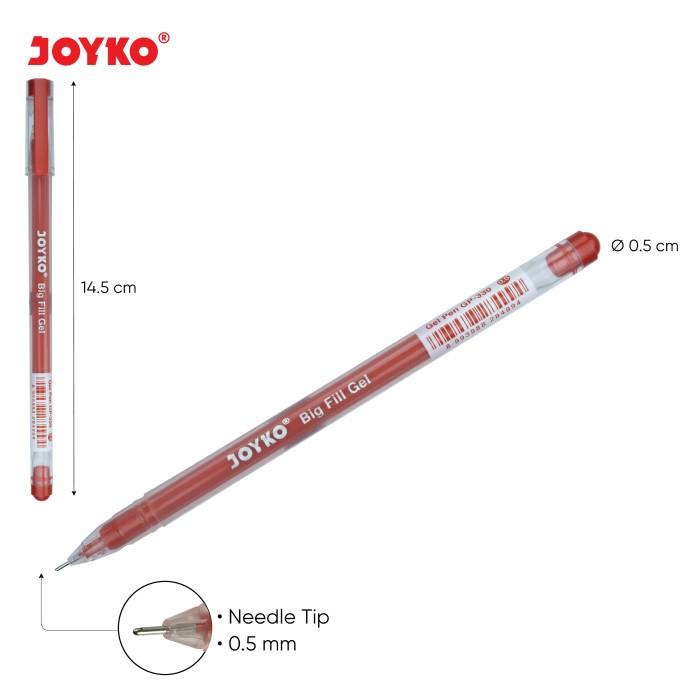 Jual JOYKO Gel Pen Pulpen Pena GP-330 Big Fill Gel 0.5 mm | Shopee ...